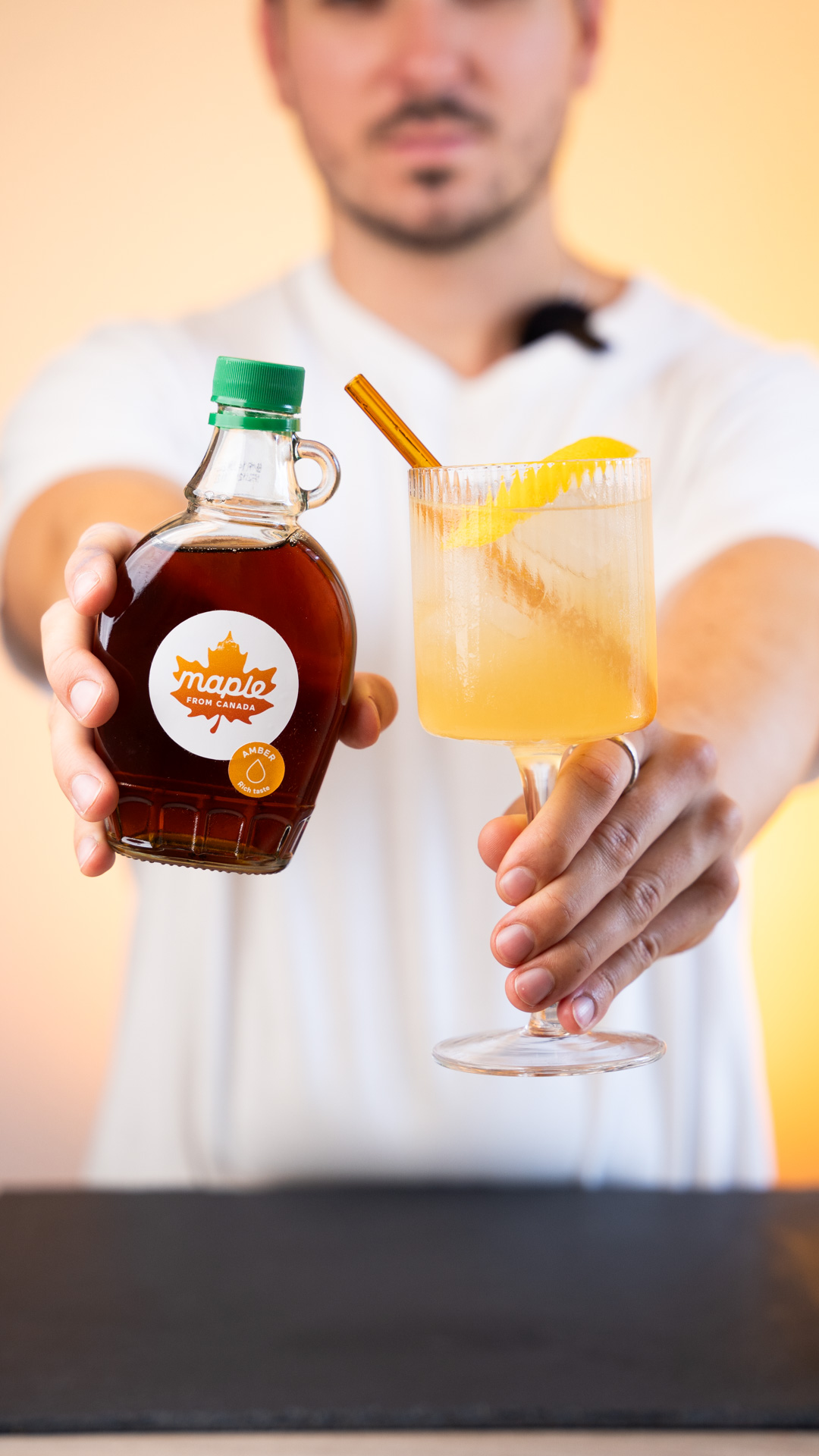 Maple Gin Fizz Spritz | Ahornsirup aus Kanada